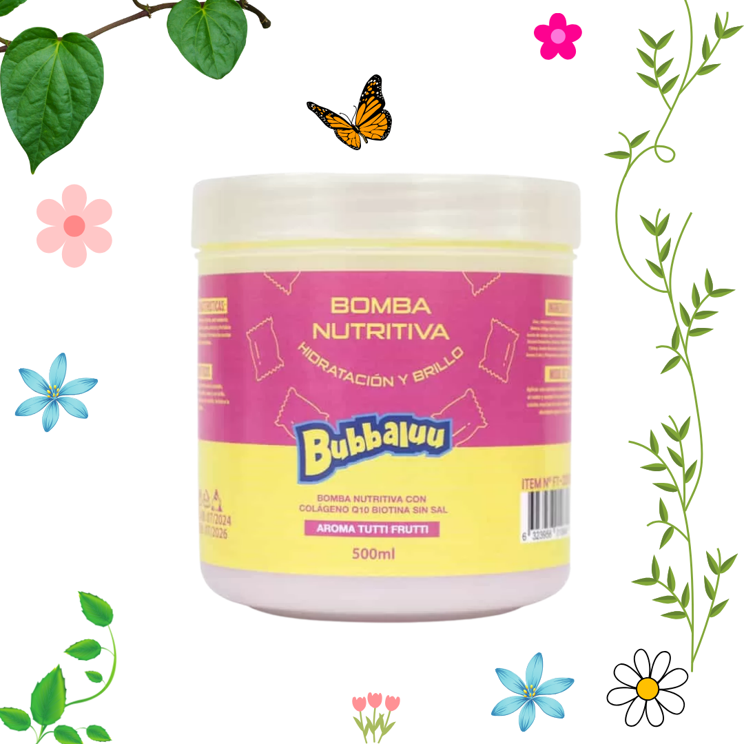 Bomba Nutritiva Bubbaluu 500 ML – FloriSer – Cuidado Capilar